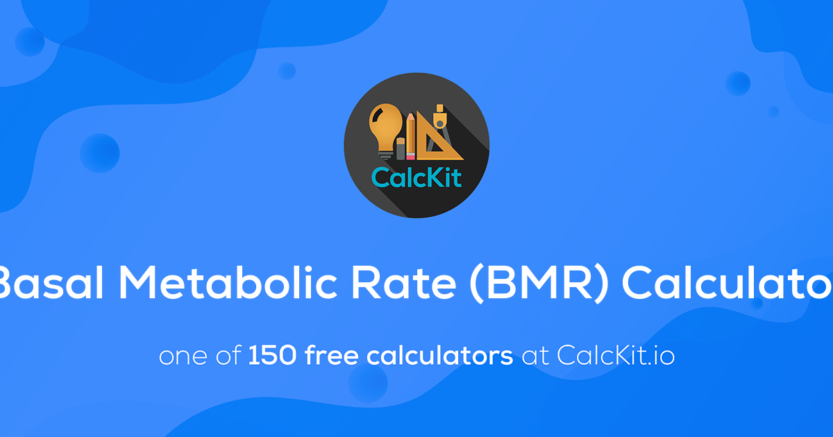 Basal Metabolic Rate (BMR) Calculator